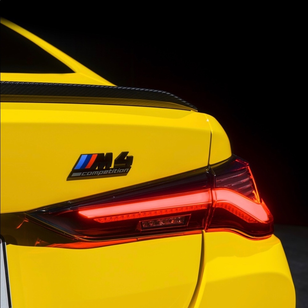 Genuine Bmw M4 Rear/Trunk Emblem/Badge Competition - Gem
